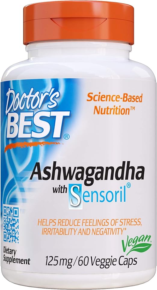 Amazon.com: Doctor's Best Ashwagandha with Sensoril, Ayurvedic Herb ...