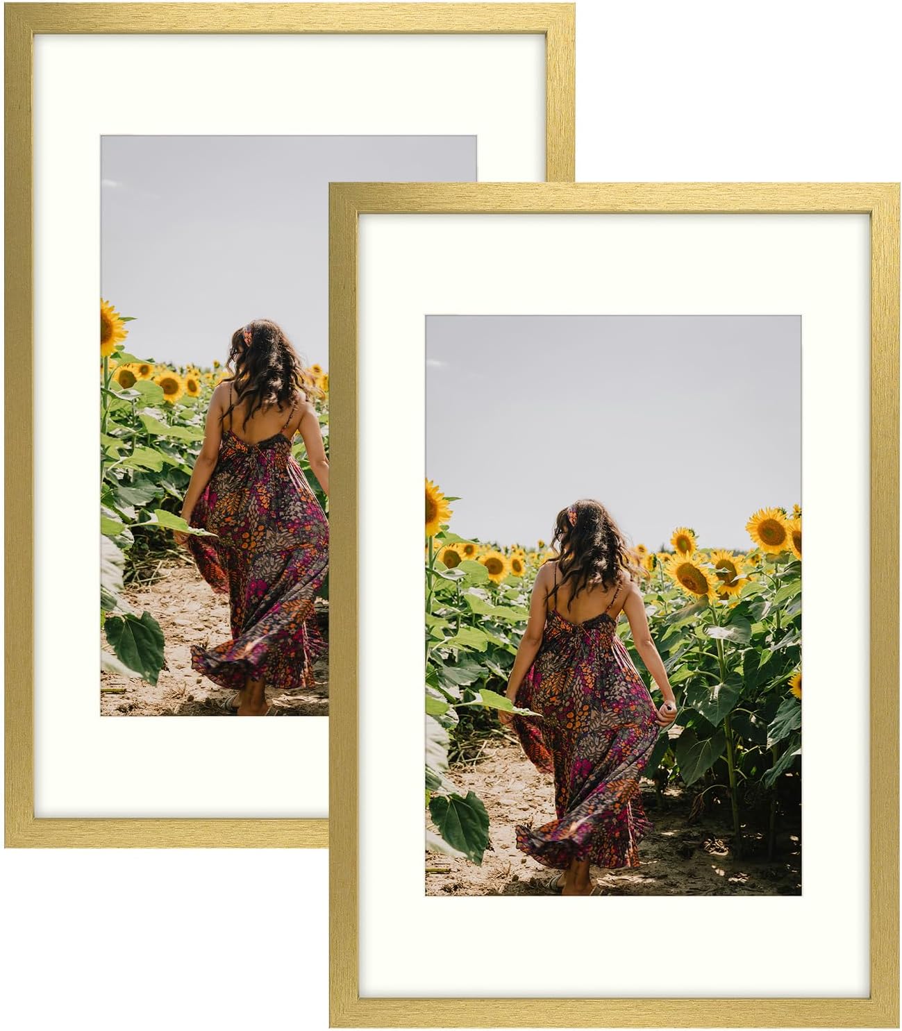 Amazon.com - Frametory, 16X24 Picture Frame Display 12X18 with Mat or ...