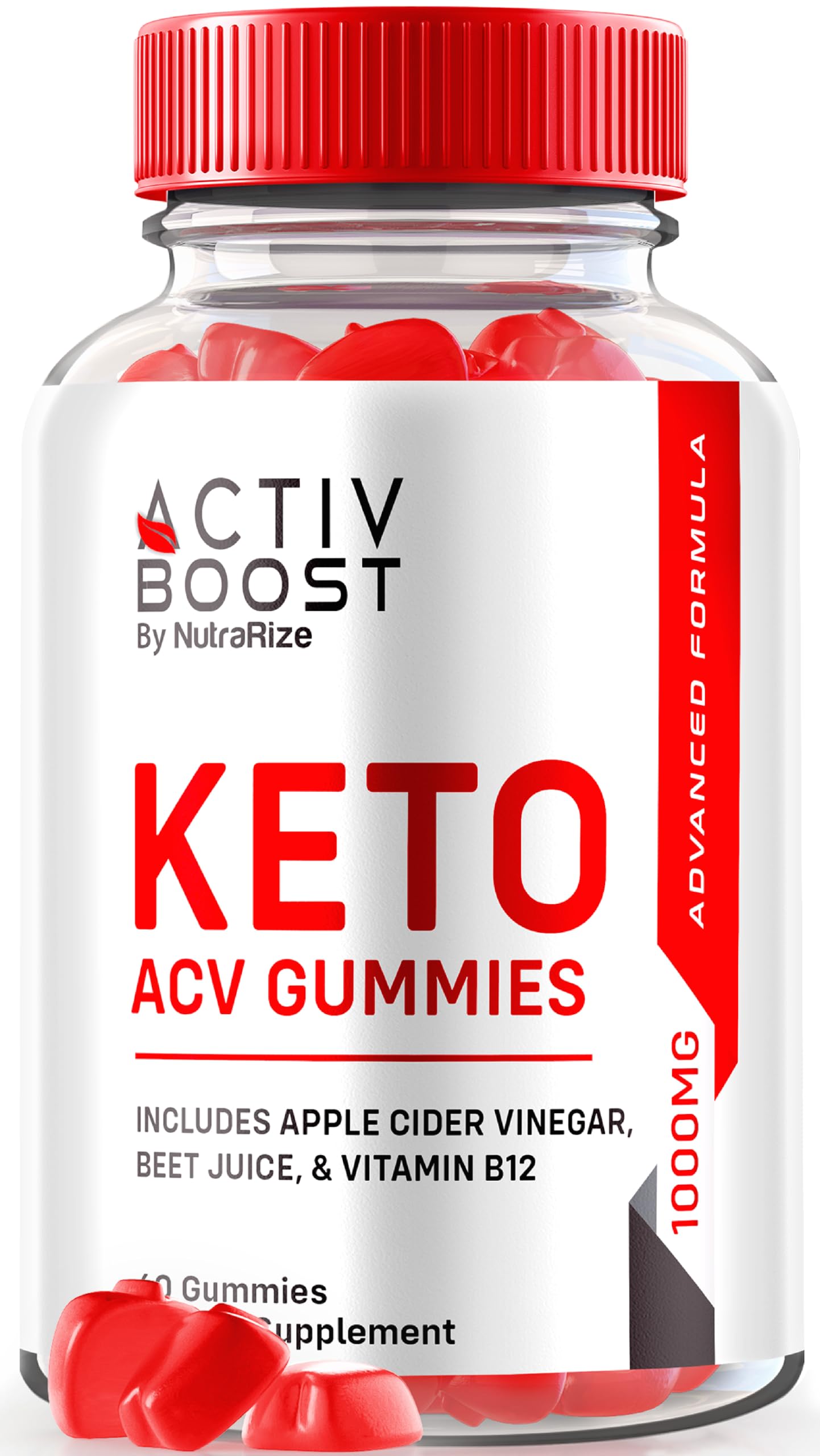 Amazon.com: NutraRize Activ Boost Keto ACV Gummies - Keto Supplement ...