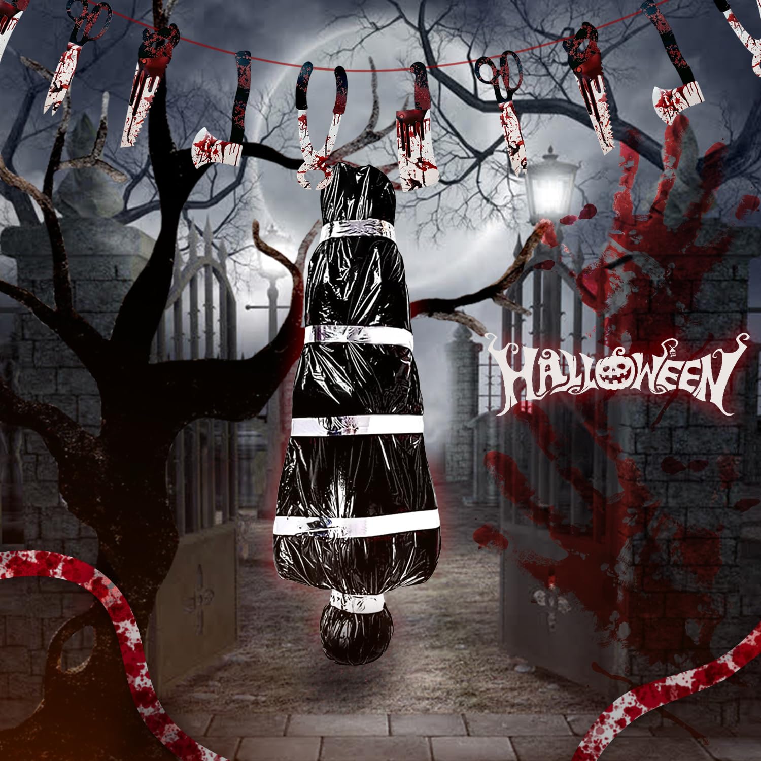 Snapklik.com : Suaific Halloween Yard Decorations Inflatable Corpses ...