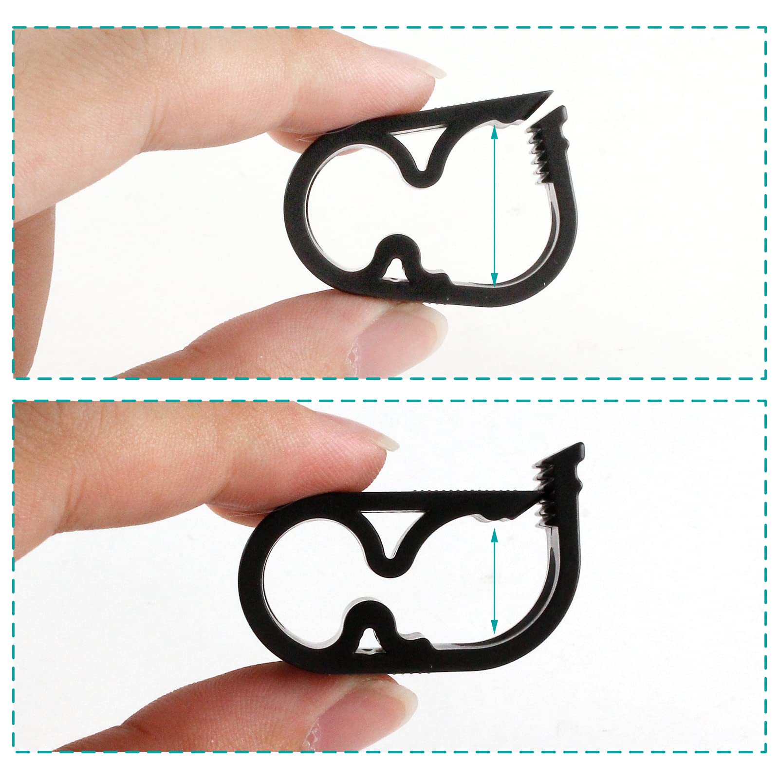 Snapklik.com : 5 Pcs Plastic Tubing Clamps, 1/4 - 1/2 Tube OD ...