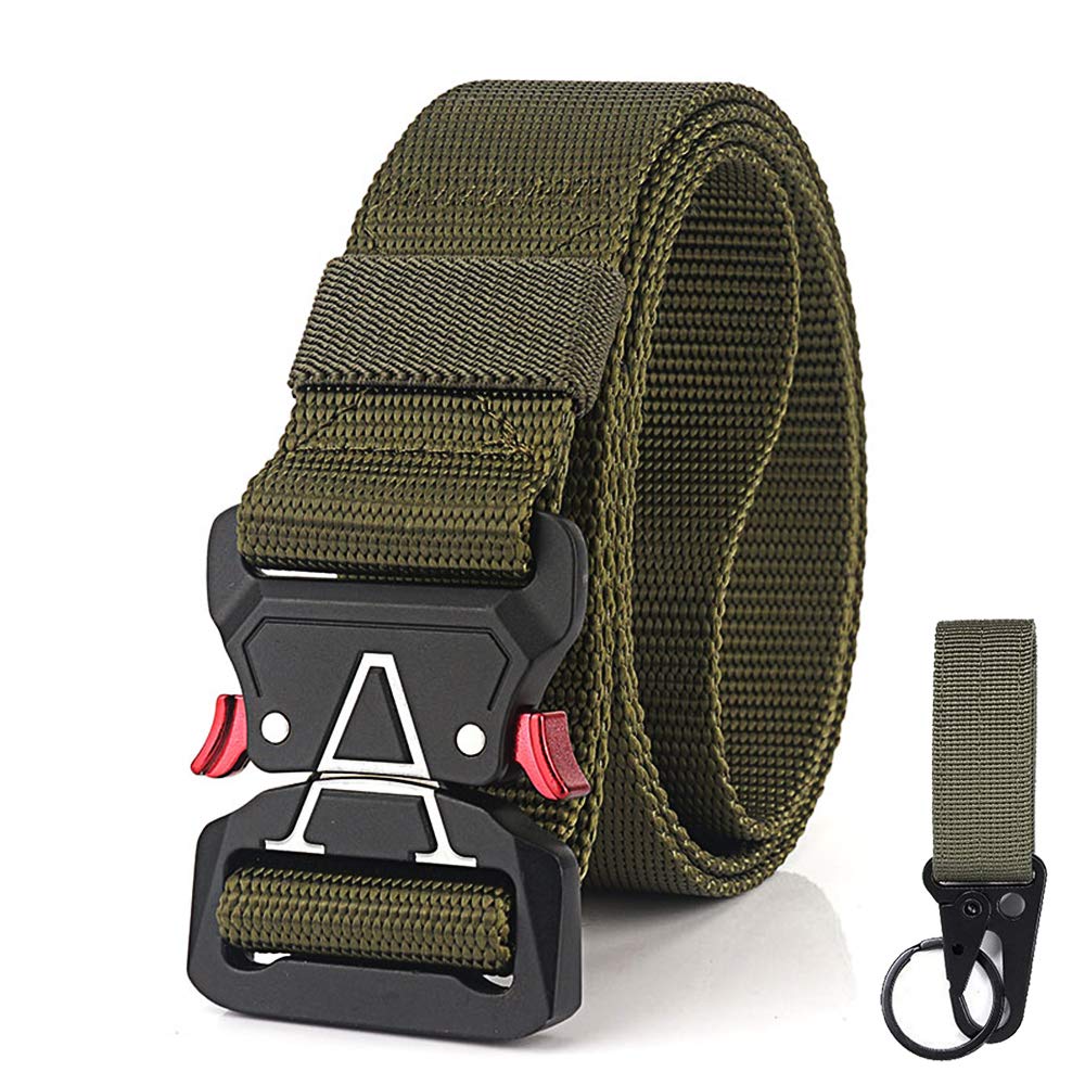 Buy Men Belt, Quick-Release Shooters Nylon Belts, Metal Buckle Belt ...