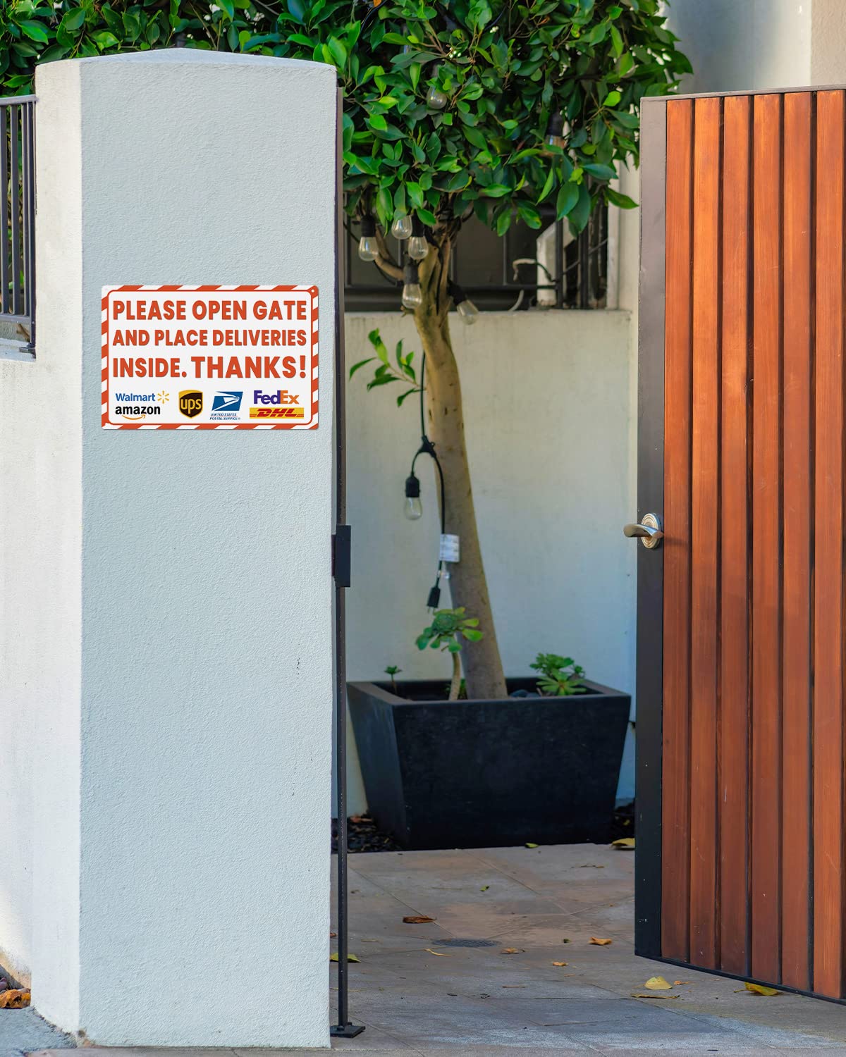 Snapklik.com : ALKB Package Delivery Sign For Outdoor Use 8x12 Inch ...