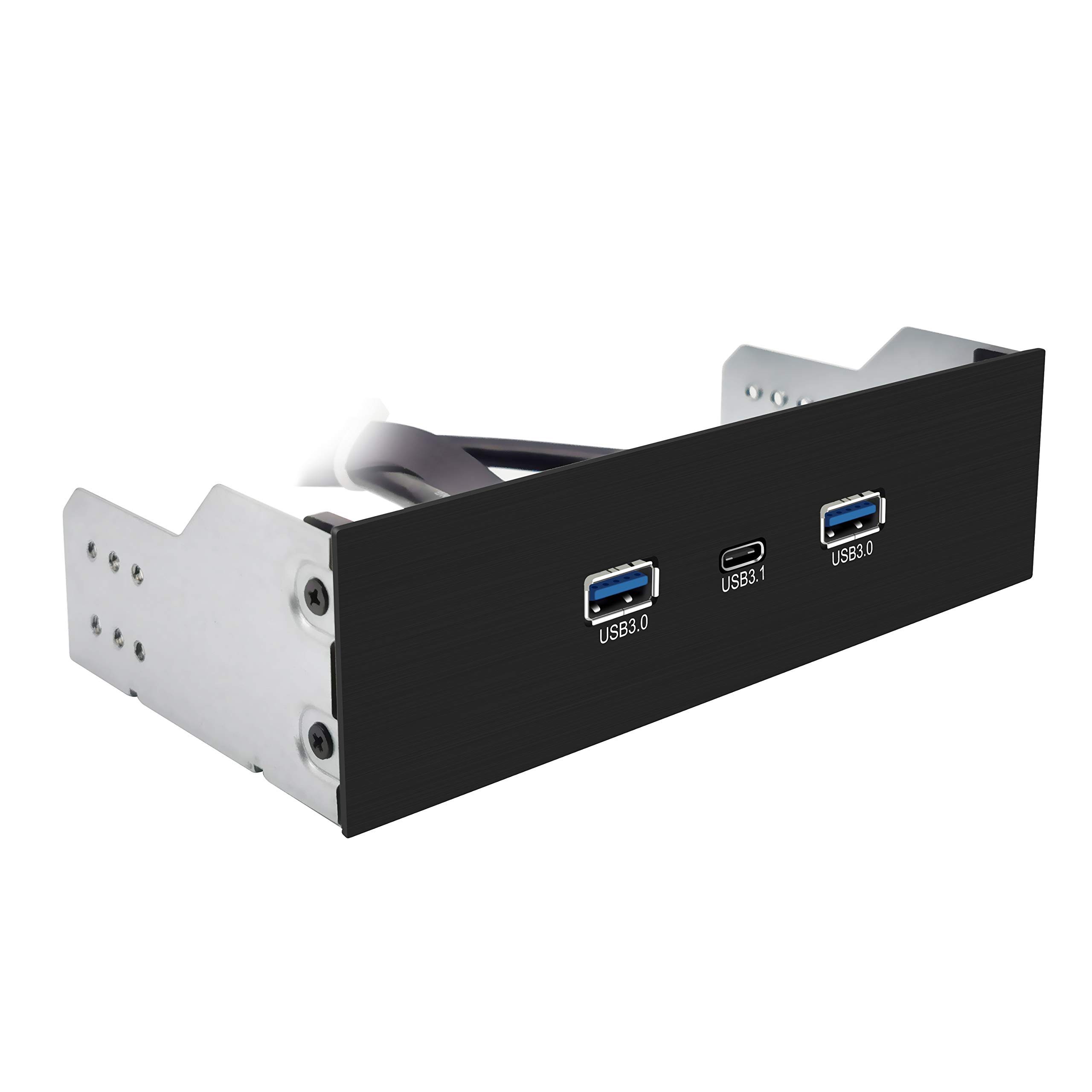 Snapklik.com : EZDIY-FAB USB31 Gen2 Type-C And 2-Port USB30 Type A-5.25 ...