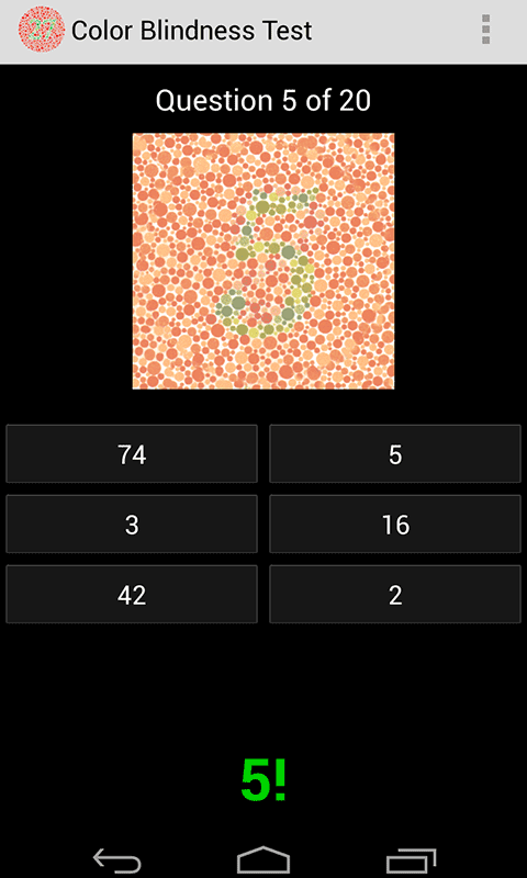 Color Blindness Test - App on Amazon Appstore