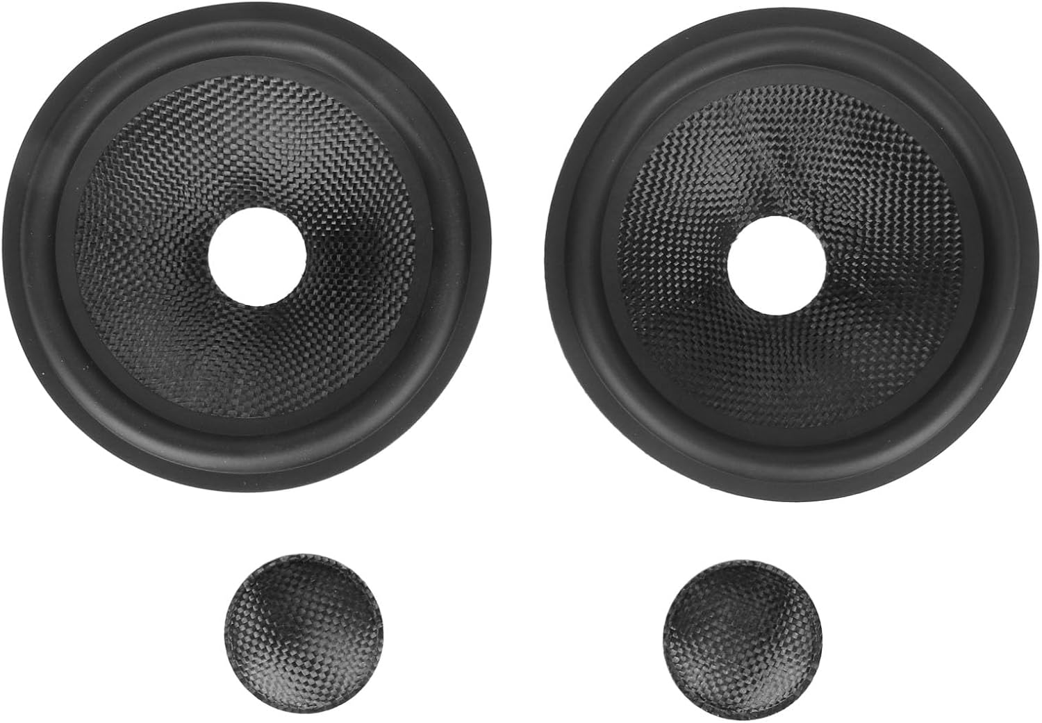 2pcs 5 Inch Speakers Woofer Paper, Speaker Cone Drum Paper Subwoofer ...
