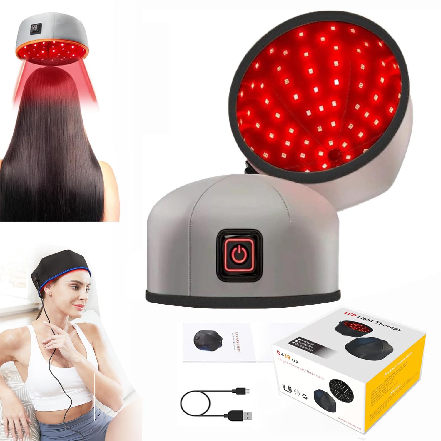 Red Light Therapy For Hair Growth,Red Light Hair Growth System,FDA ...
