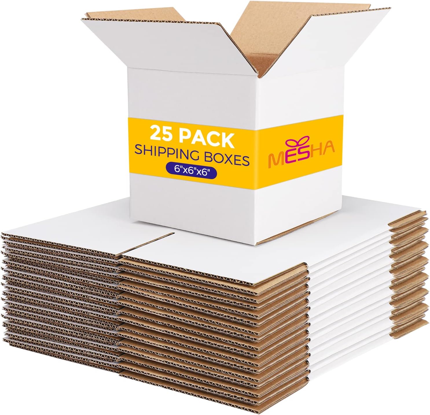 Amazon.com: Office Depot® Brand Corrugated Box, 6" x 6" x 6", Kraft ...