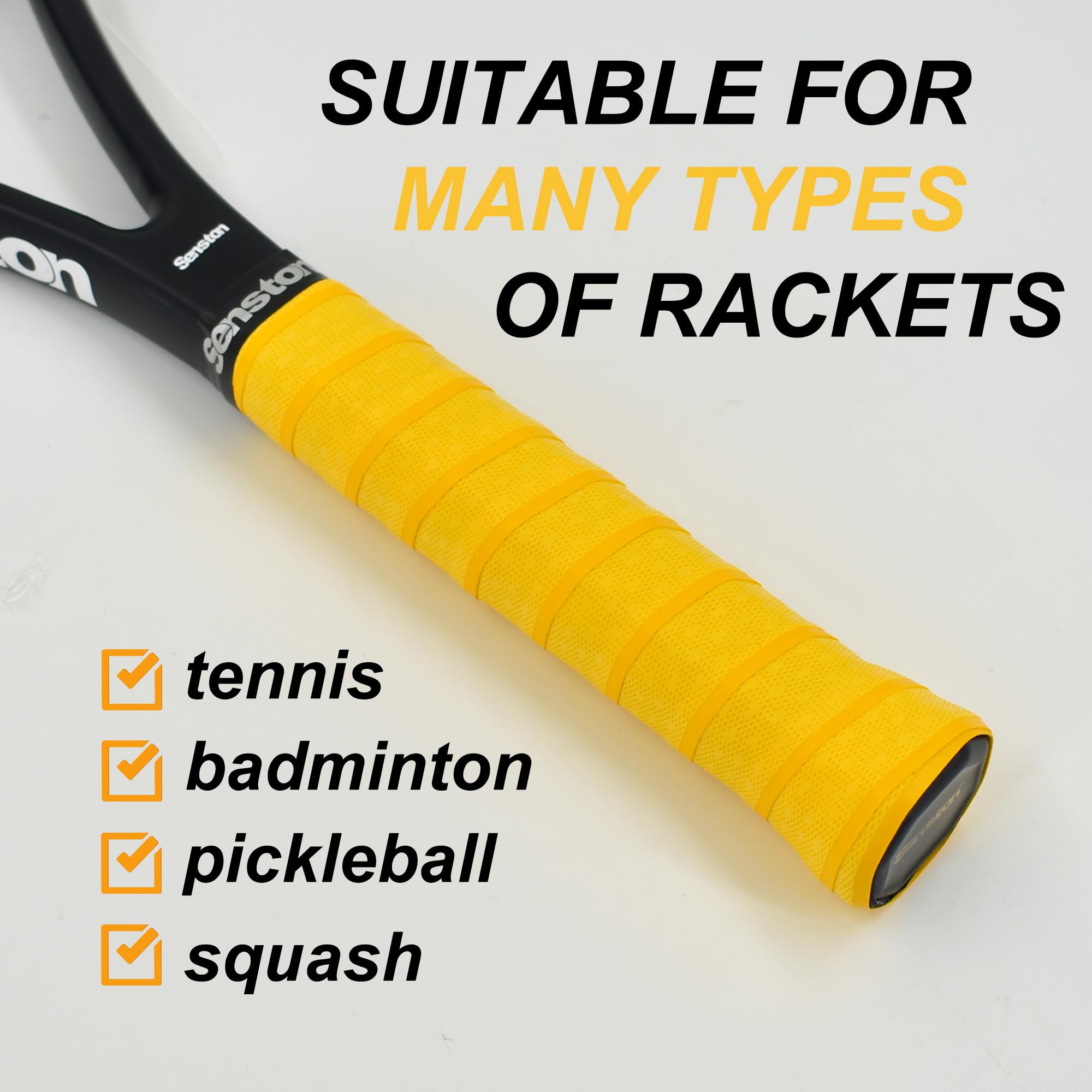Snapklik.com : Senston Tennis Racket Grip Tape Badminton Racquet ...