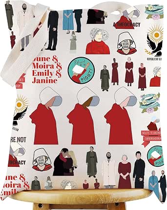 Amazon.com: WZMPA Offred Tote Bag June ＆Moira＆Emily＆Janine Fans Gift ...