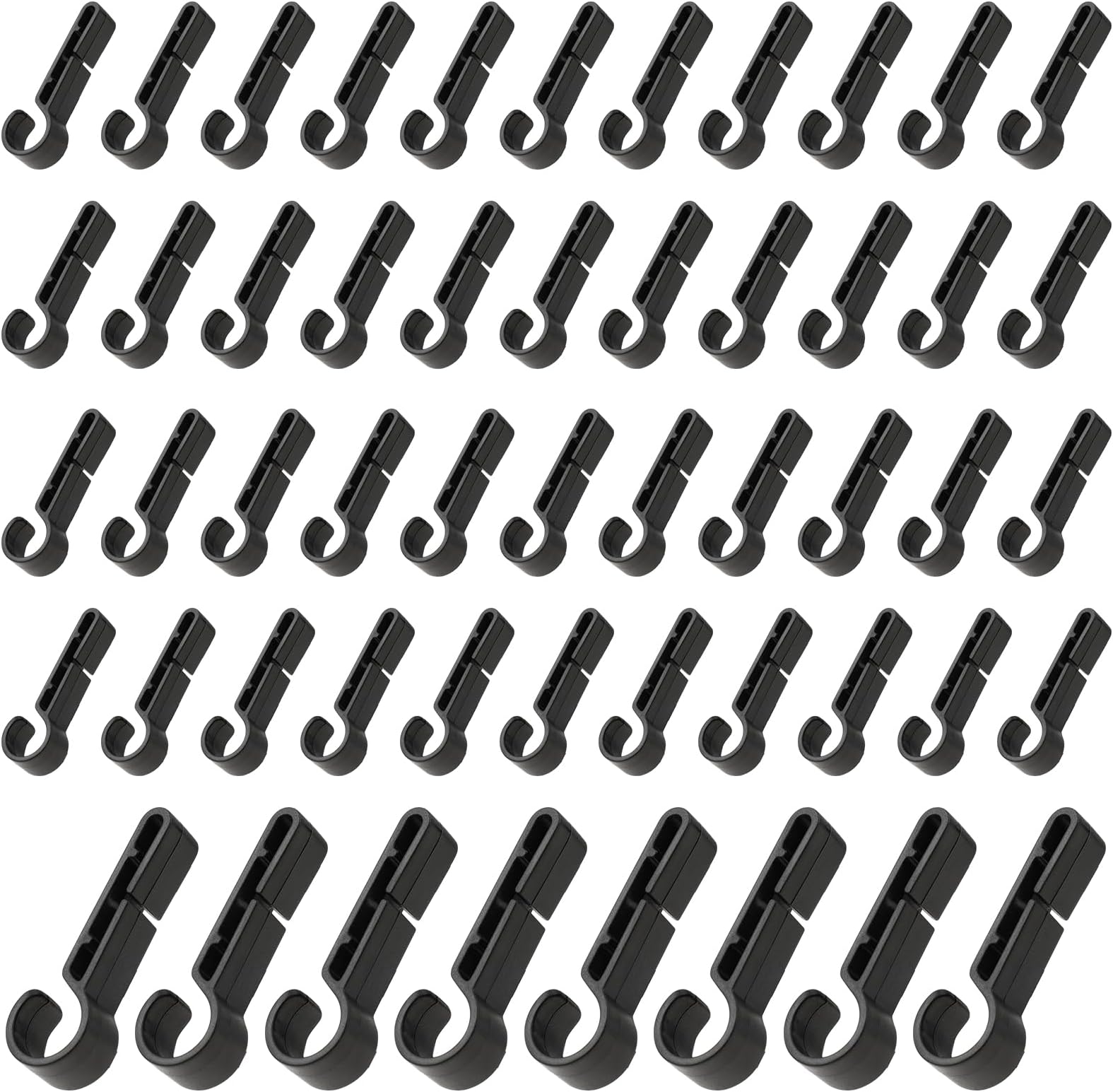 JLBLNHW 20 Pack Helmet Clips for Headlamp, Hardhat Headlamp Accessory ...