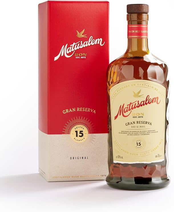 Ron Matusalem - Ron Añejo - Gran Reserva 15 años - Botella 700 ml ...