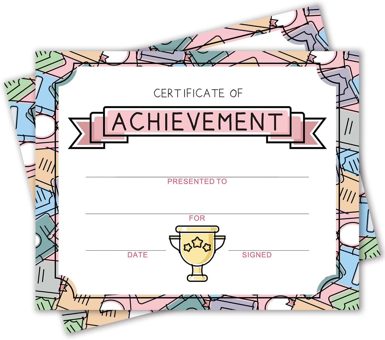 Amazon.com : 25 Award Certificates for Educational and Learning ...