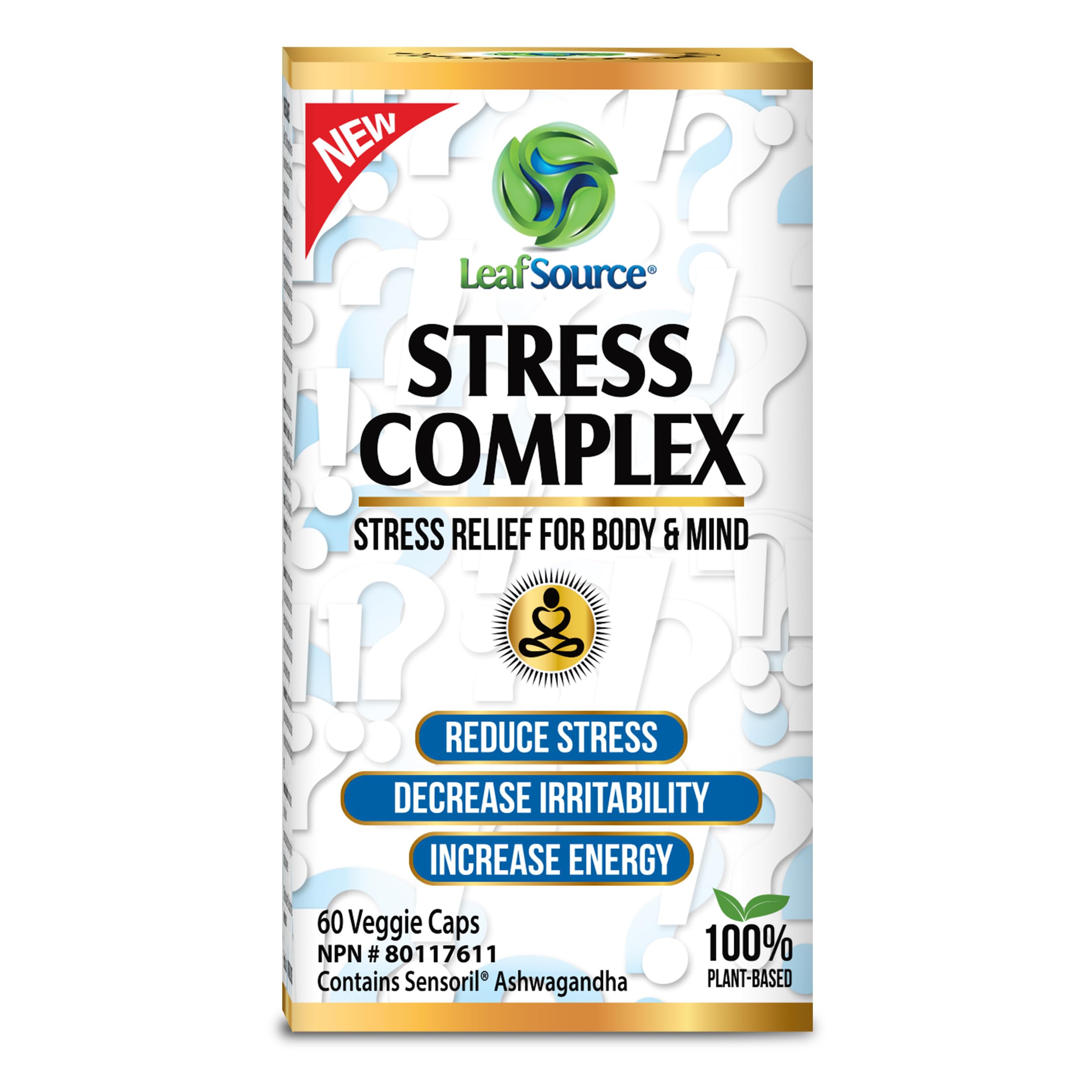 Stress Complex - Relieves Stress Symptoms - Decreases Irritability ...