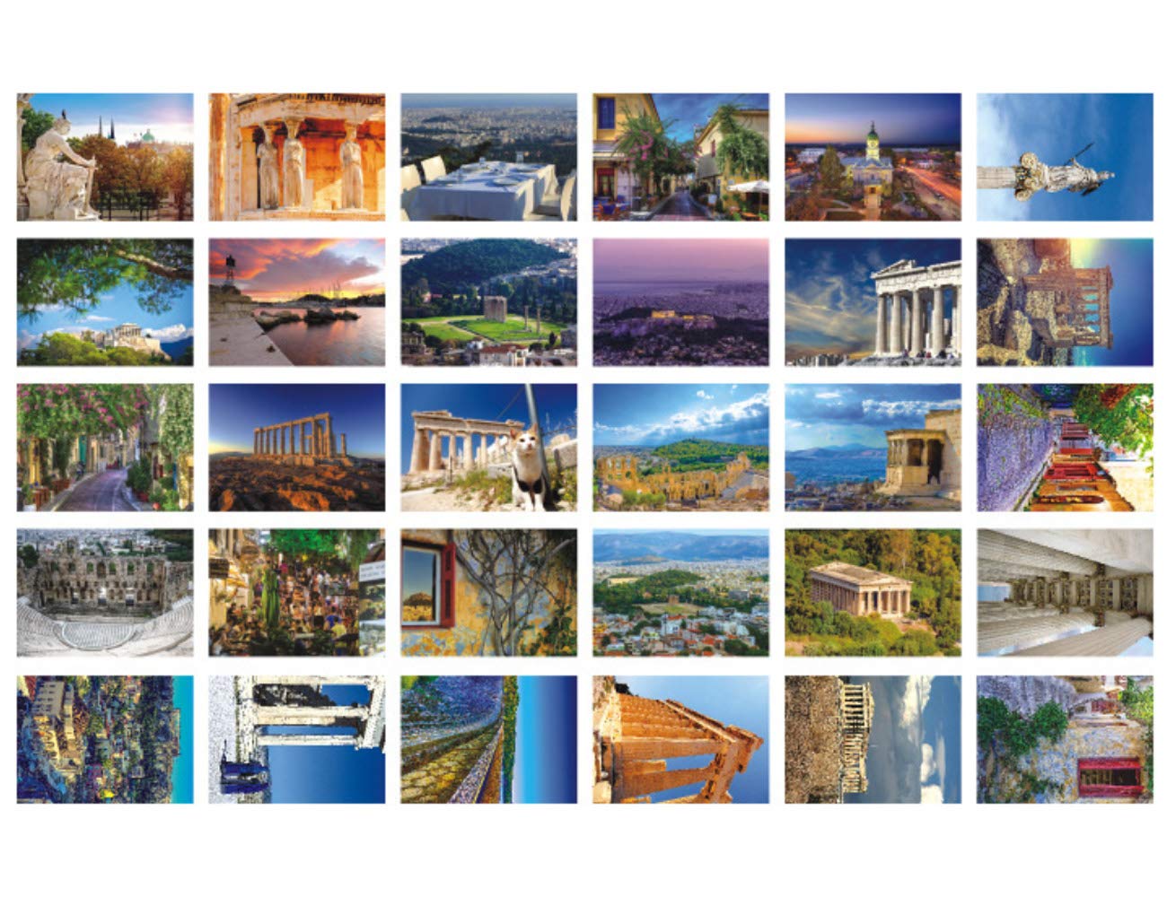 HOSTEESSCHOICE Travel postcards,Set of 30 Post cards variety pack ...