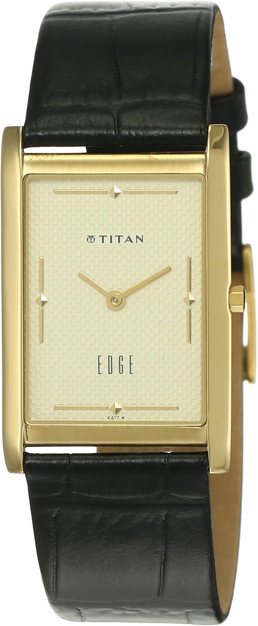 Titan Edge Analog Champagne Dial Men's Watch-NN1043YL05 : Amazon.in ...