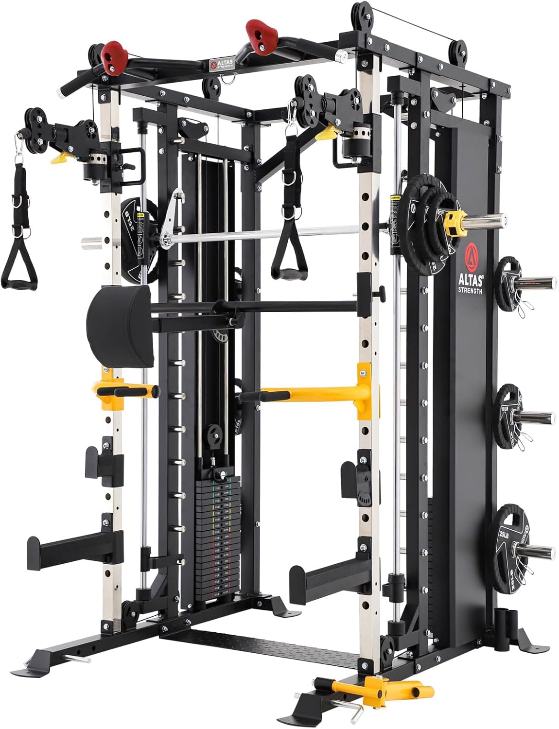 Altas Strength Home Gym Smith Machine 3087B - All-in-One Light ...