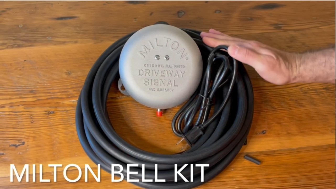 Watch Milton’s Bells Driveway/Drive-thru Signal Bell Kit on Amazon Live