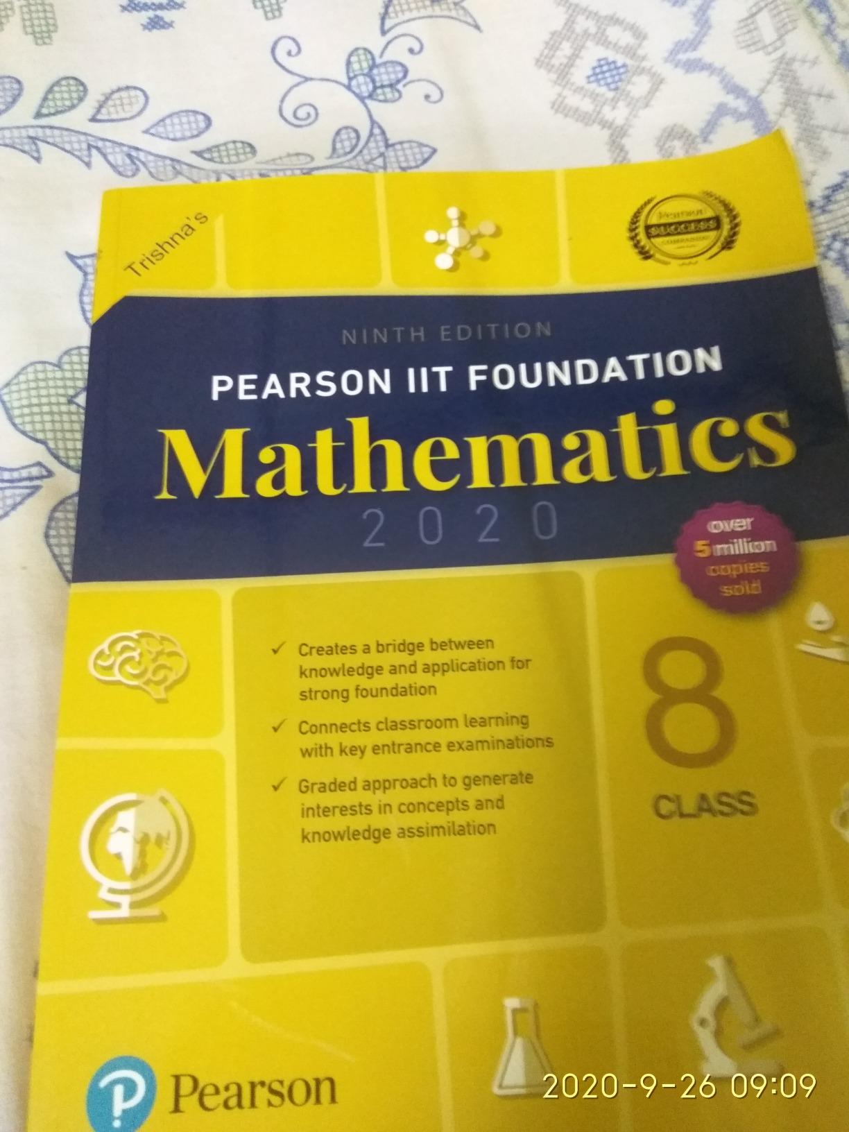 Buy Pearson IIT Foundation Series Class 8 Mathematics|2020 Edition|By ...