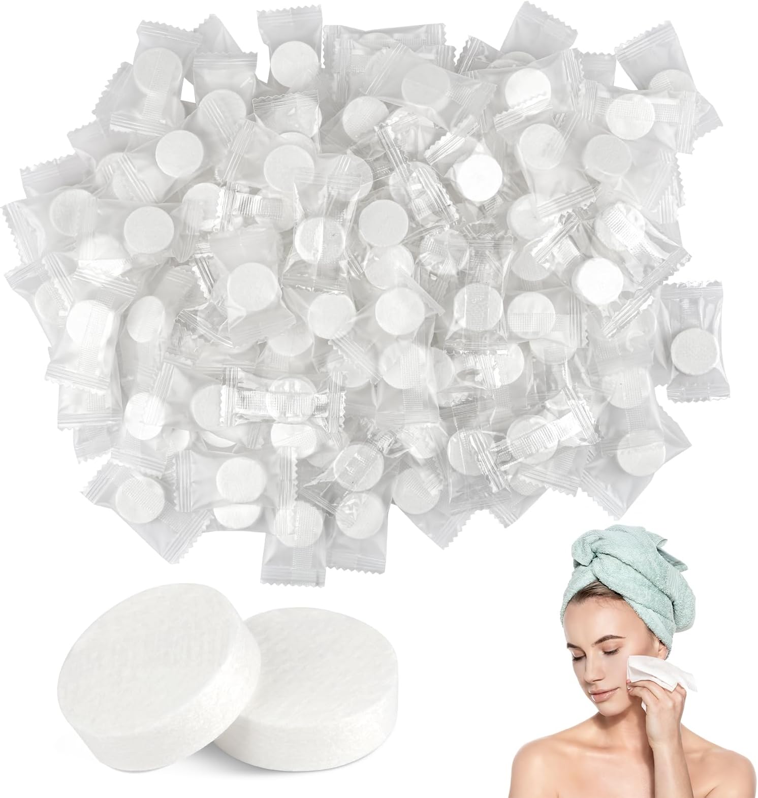 Amazon.com: Premium Compressed Tissue Coins in Sealed Cases - 5 Tubes ...