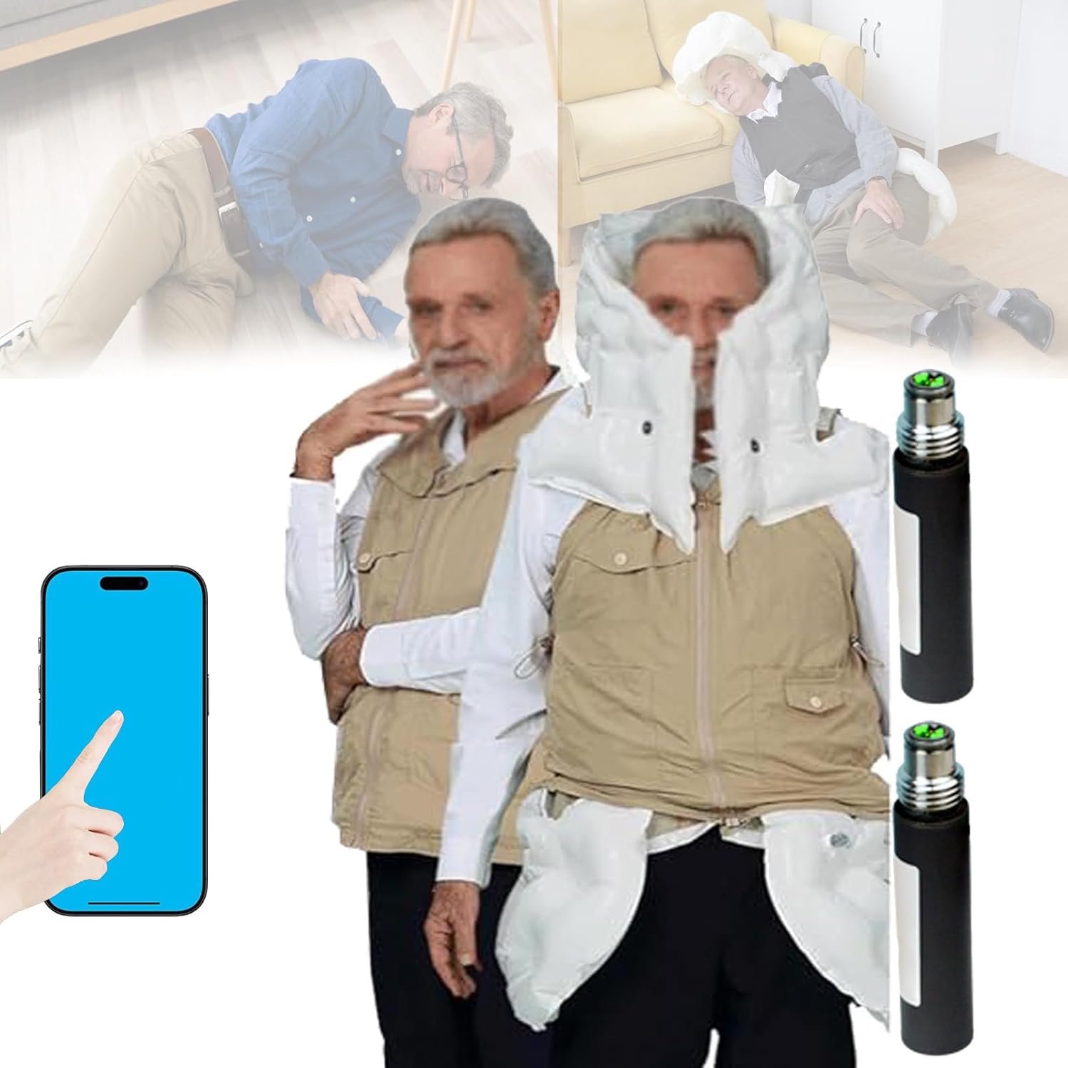 Smart Anti-Fall Clothing for Elderly Airbag Vest Intelligent Airbag ...