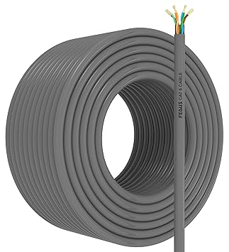 FEDUS 300 Meter Heavy Duty Outdoor Cat6 Cable Weatherproof/UV Resistant ...
