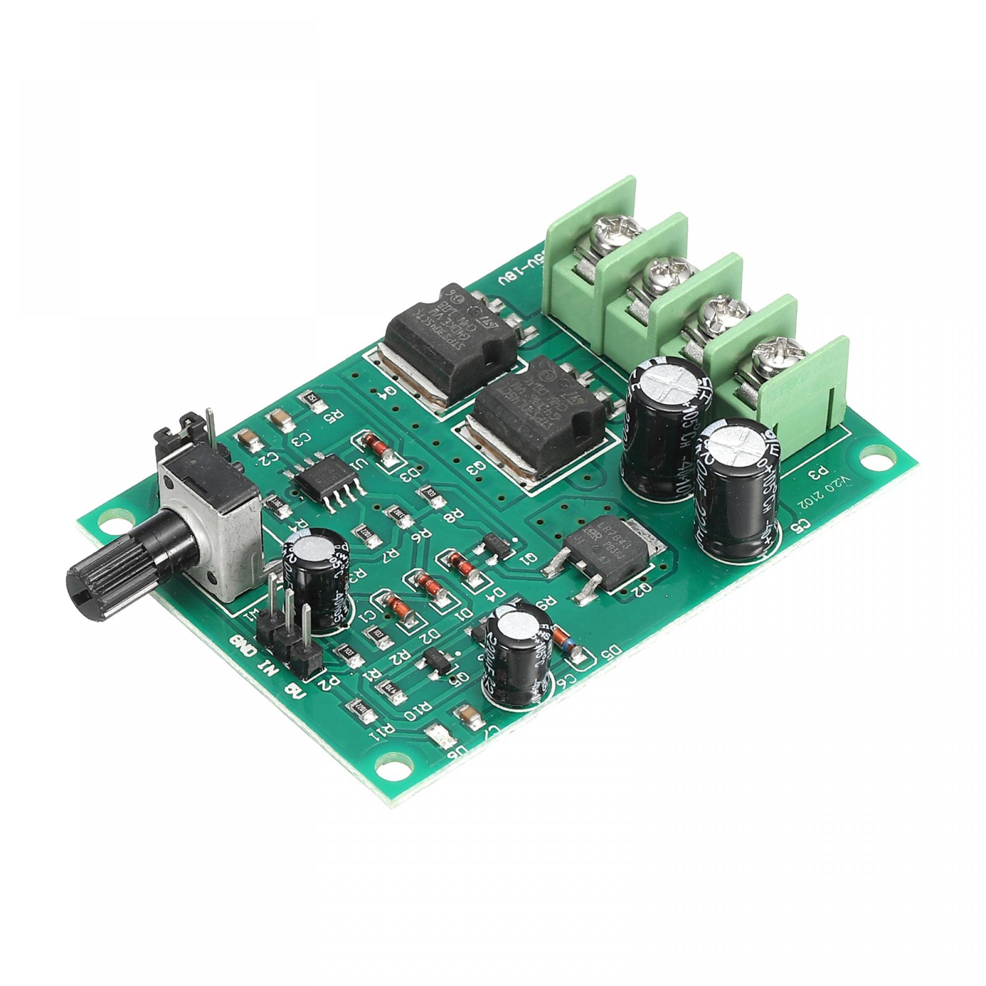 sourcing map DC 5-18V 15A, DC Motor Speed Controller, Pulse Width ...