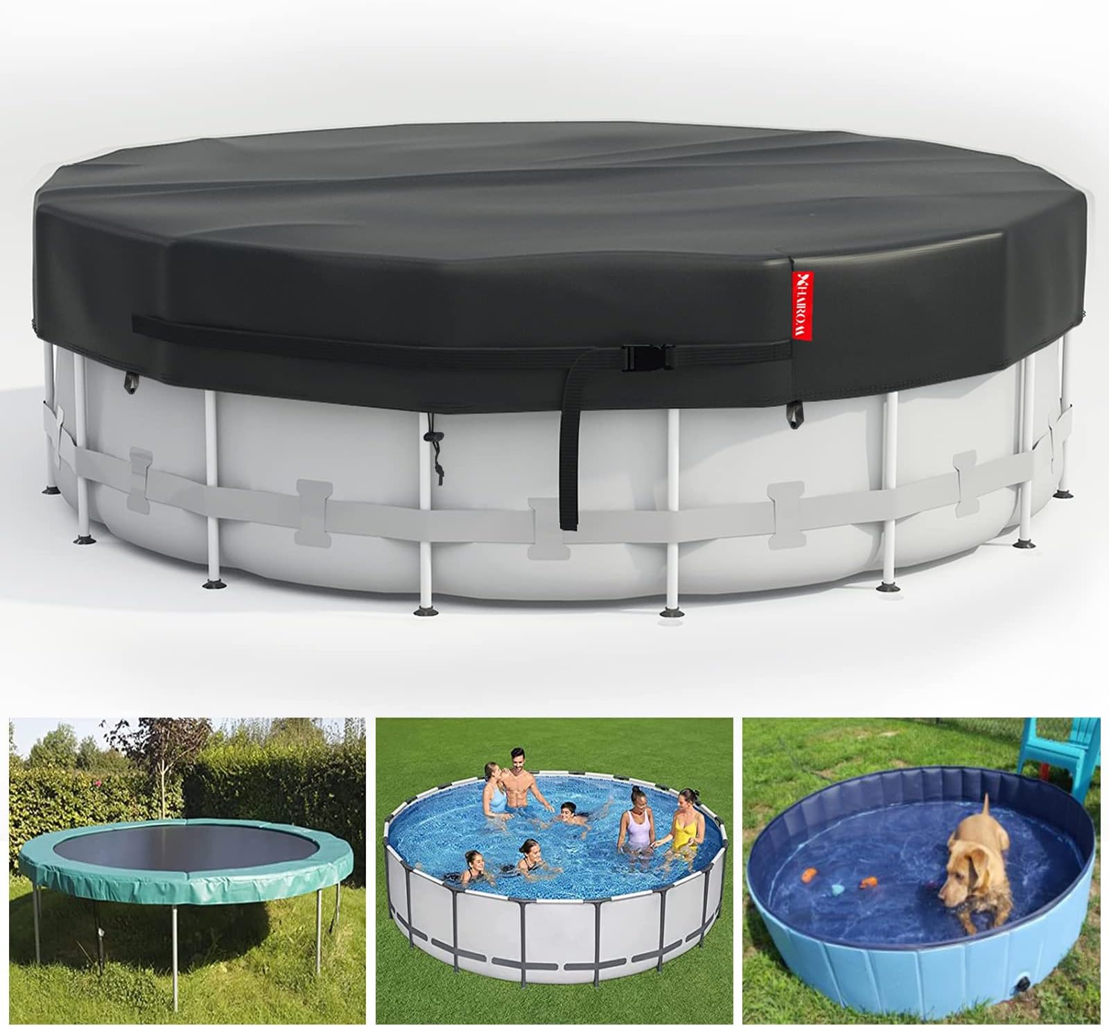 Amazon.com : Intex 10 Foot Round Easy Set Outdoor Backyard Swimming ...