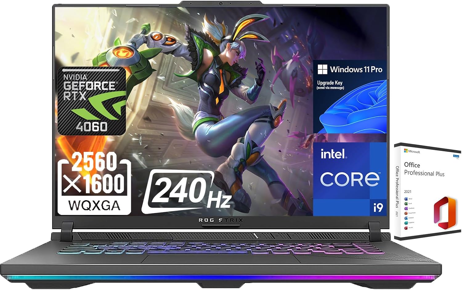 Amazon.com: ASUS ROG Strix G16 Gaming Laptop, 16" 240Hz Display, Intel ...