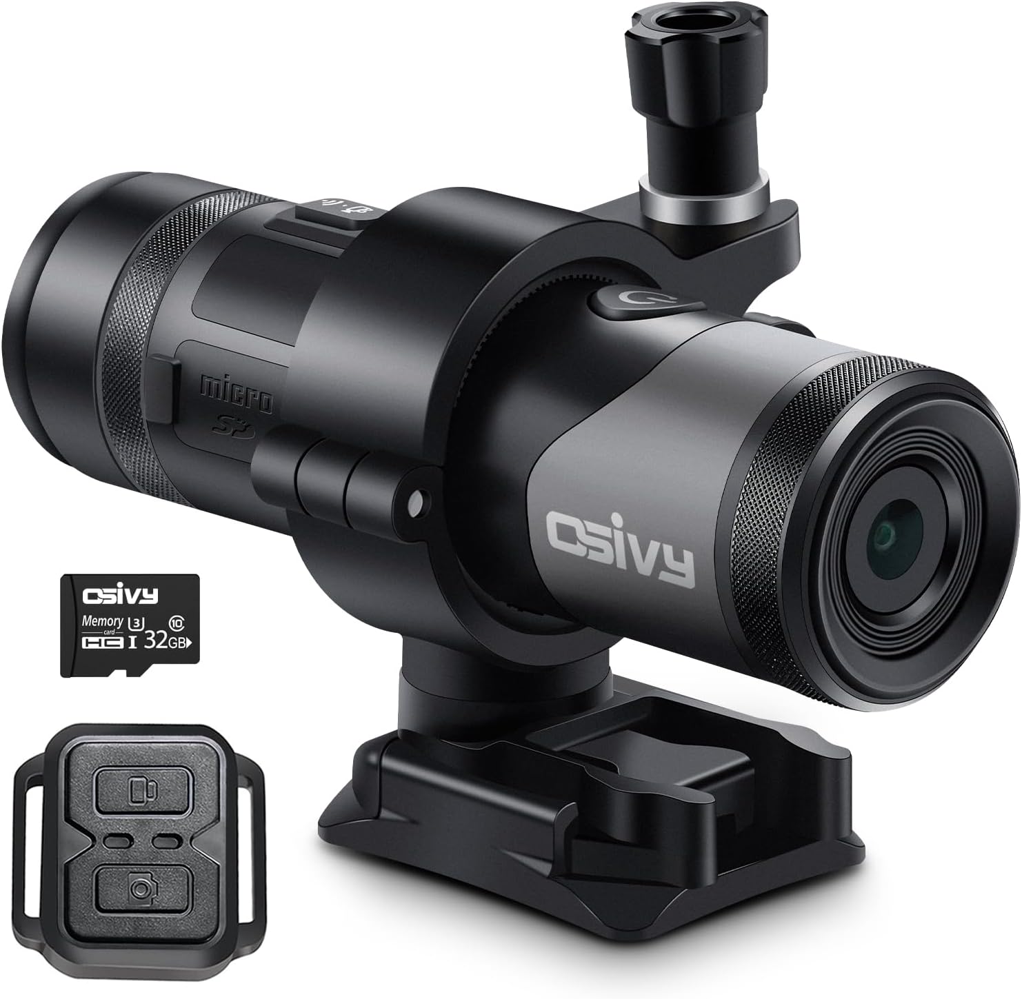 Amazon.com : KONSIVY 2K Motorcycle Helmet Camera with Dual Lenses ...