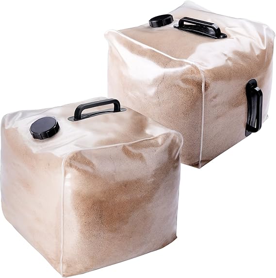 Amazon.com: 2 Pack Heavy Duty Pool Weight Plastic Sand Bags, Universal ...