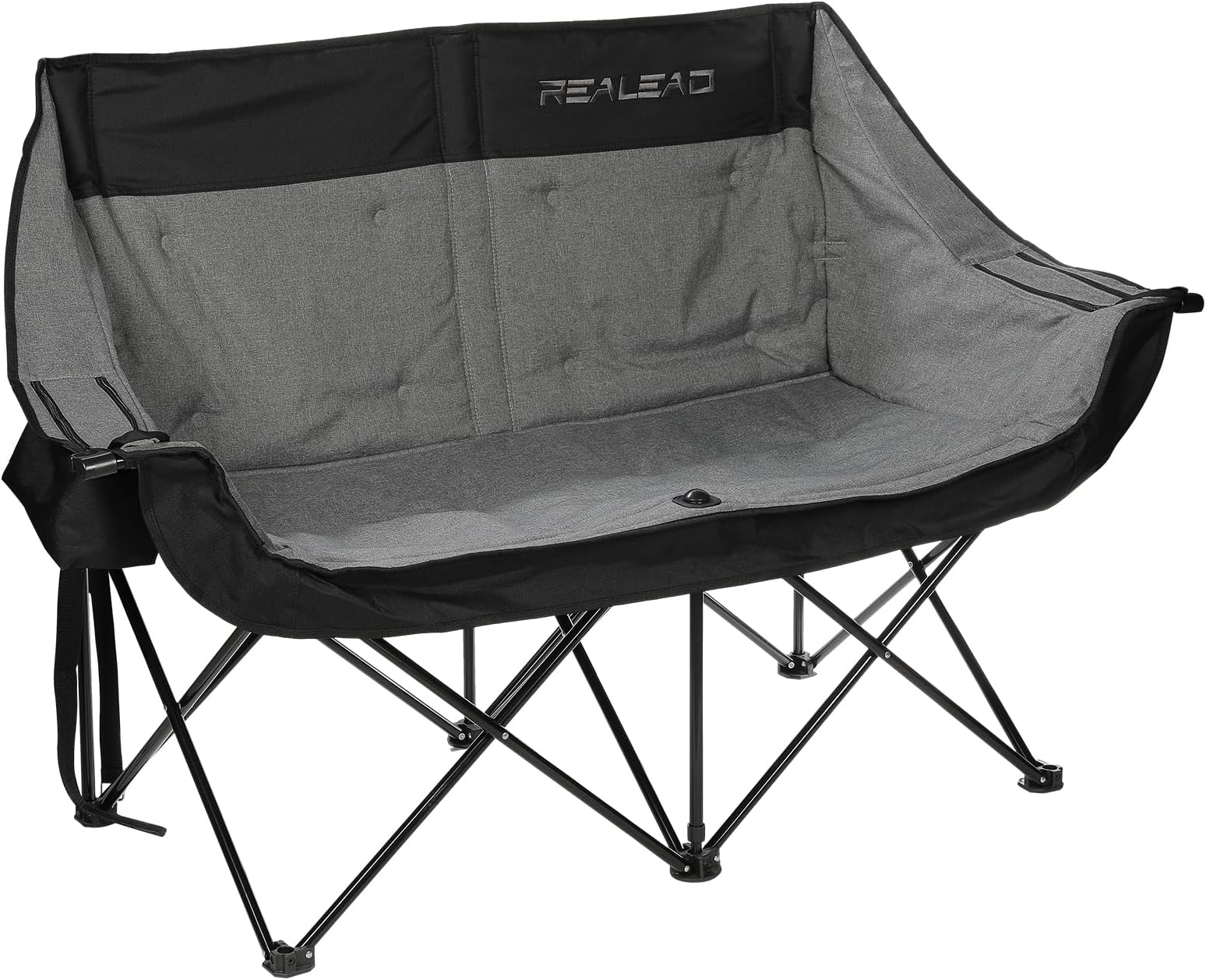 REALEAD Double Camping Chair - Oversized Camping Loveseat for Adults ...