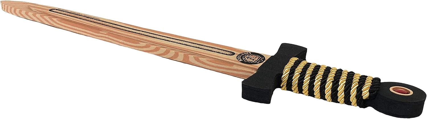 Liontouch 51000LT WoodyLion Foam Toy Sword For Kids, Small | Gold ...