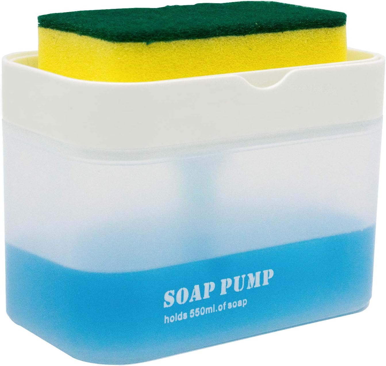 Multi-Purpose Scrub Sponges with Sponge Holder & Dish Soap Dispenser ...