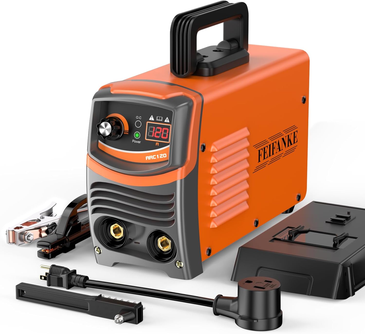 120A Stick Welder, MMA Welding Machine 110V/220V Dual Voltage Portable ...