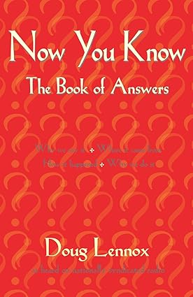 Now You Know: The Book of Answers: Lennox, Doug, Wight, Catriona ...