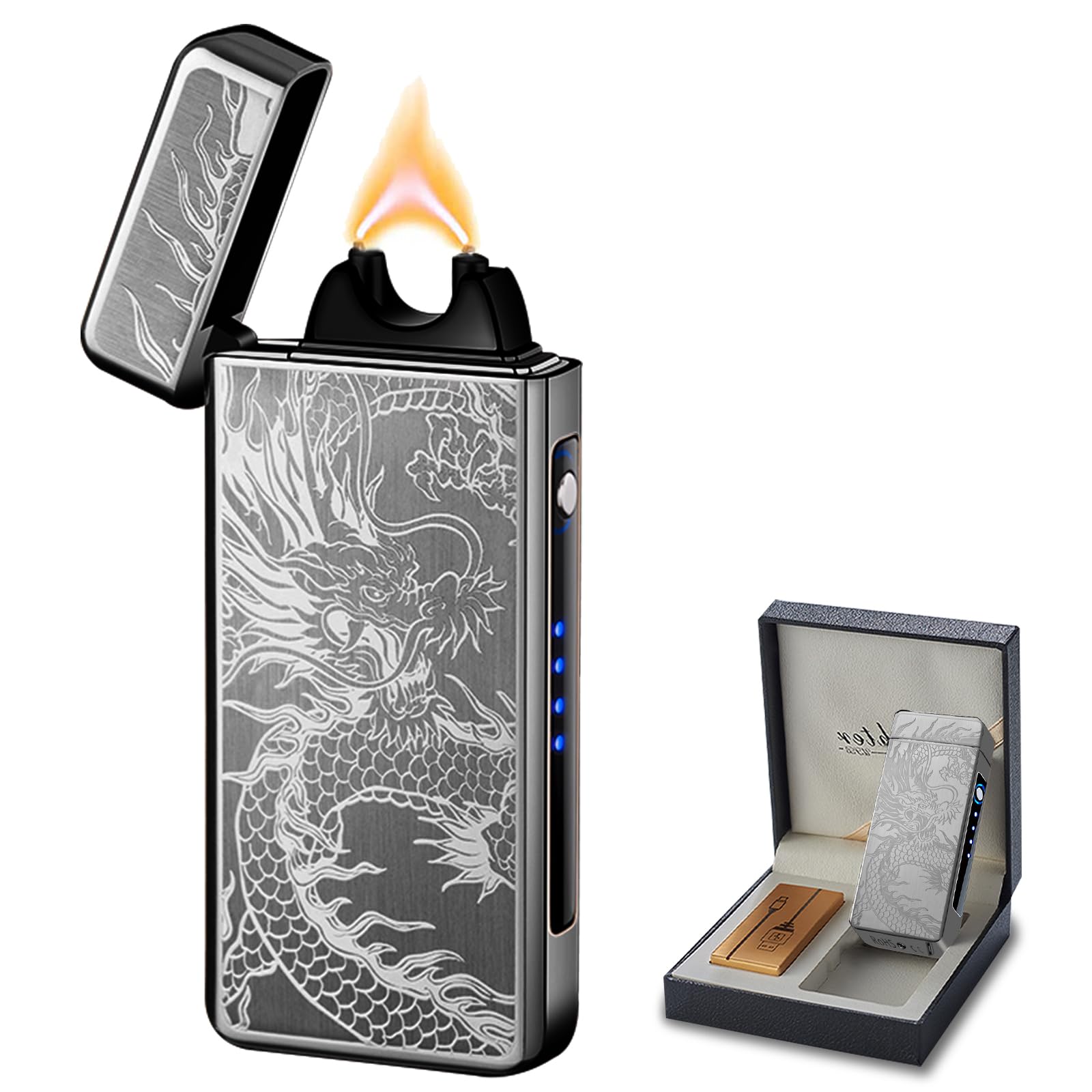 Amazon.com: COMANYI Electric Lighter Rechargeable USB Dragon Lighter ...