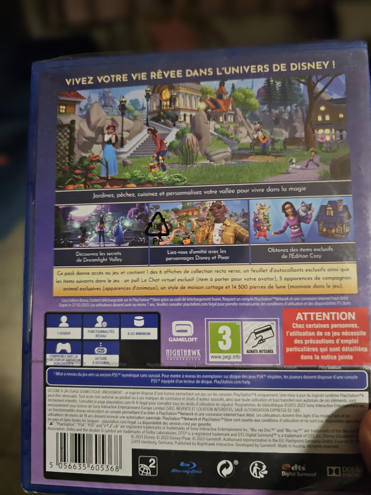 Disney Dreamlight Valley: Cozy Edition - PS4 : Amazon.fr: Jeux vidéo