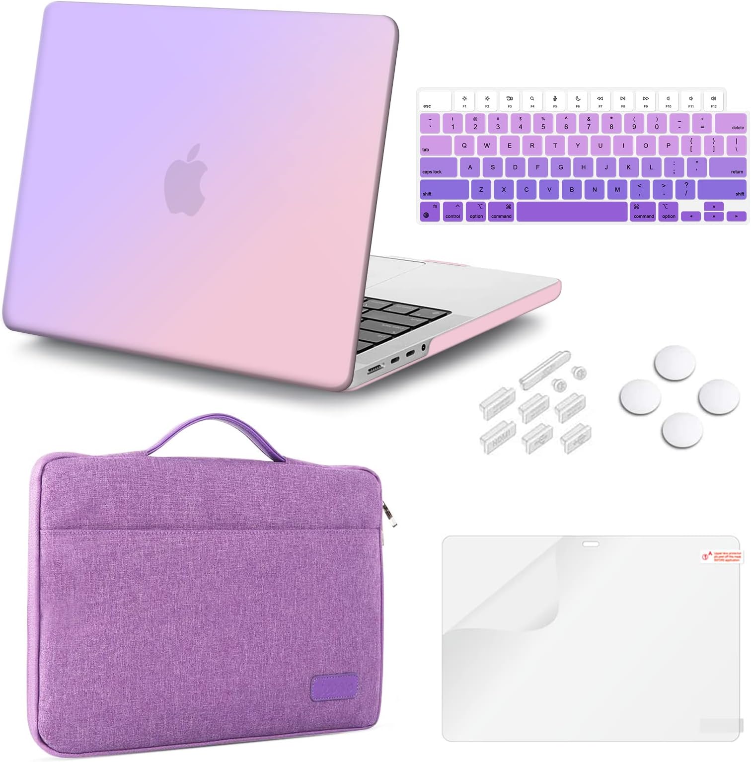 Amazon.com: MEEgoodo for M3 MacBook Pro 14 inch Case 2023 2021 A2918 ...