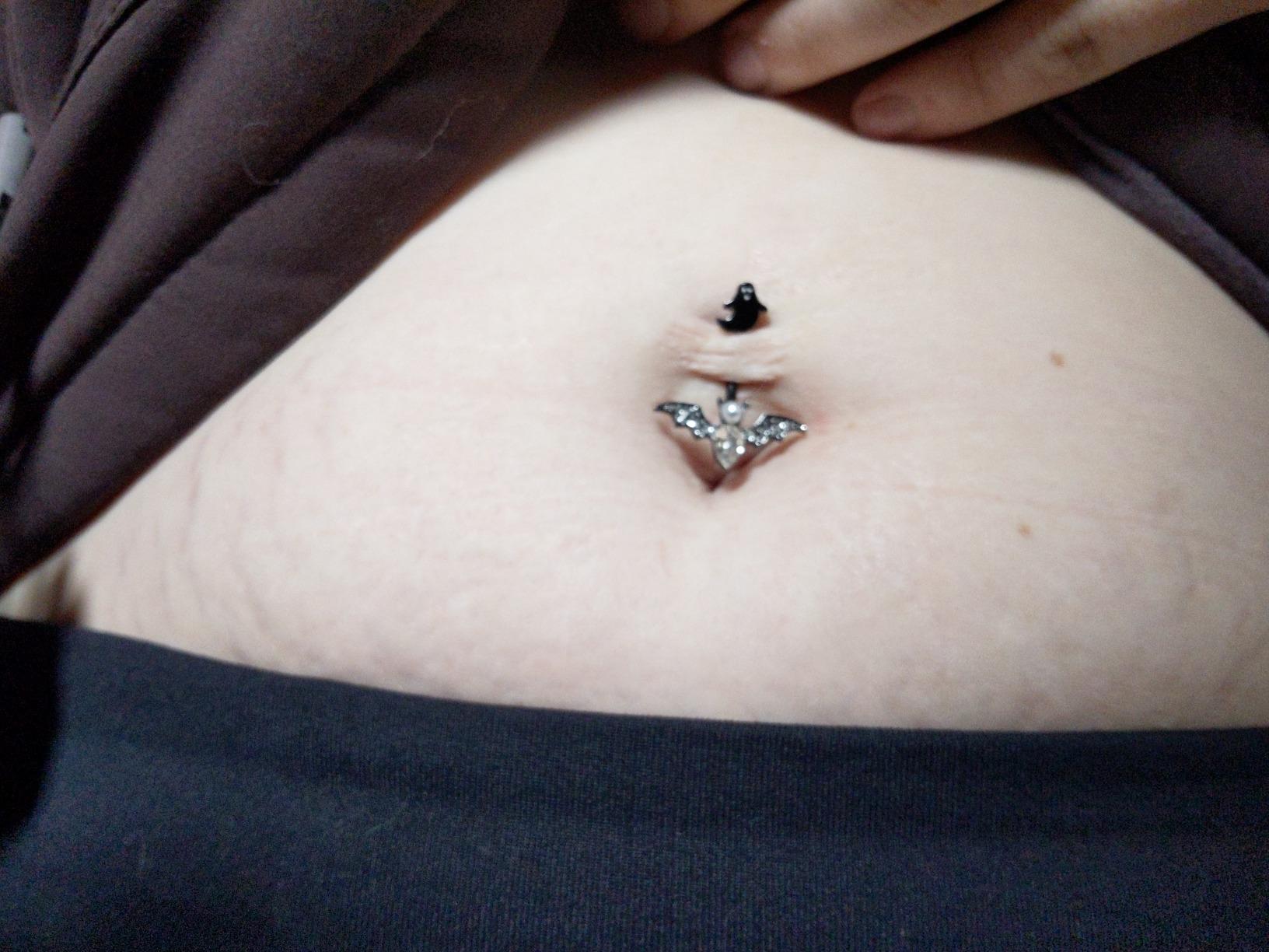 Amazon.com: Body Candy Womens 14G Black PVD Steel Navel Ring Piercing ...