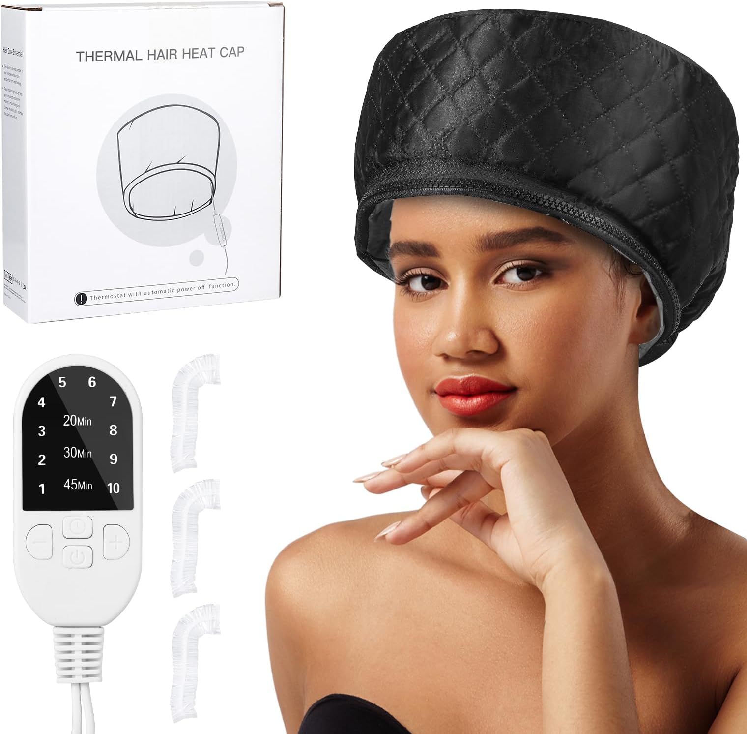 Amazon.com : Hair Steamer for Deep Conditioning, Heat Cap for Natural ...