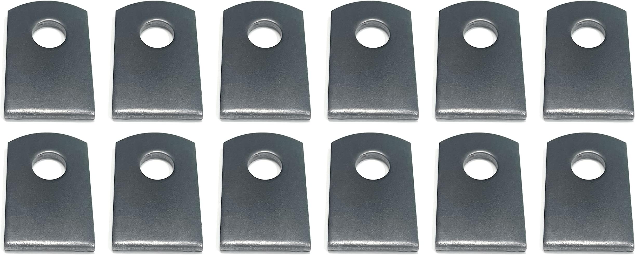 Amazon.com: Metal Magery Weld On Steel Flat Tab Brackets 1" X 1-1/2" X ...