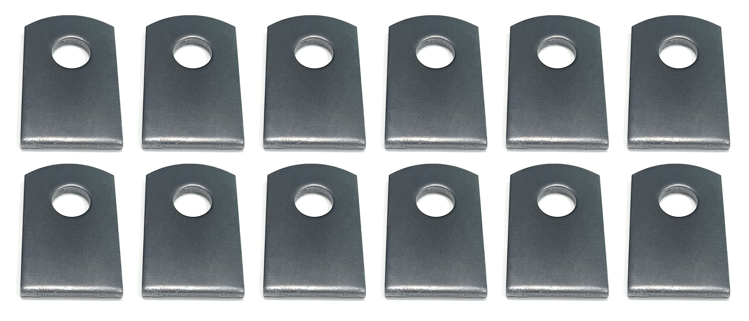Amazon.com: Metal Magery Weld On Steel Flat Tab Brackets 1" X 1-1/2" X ...