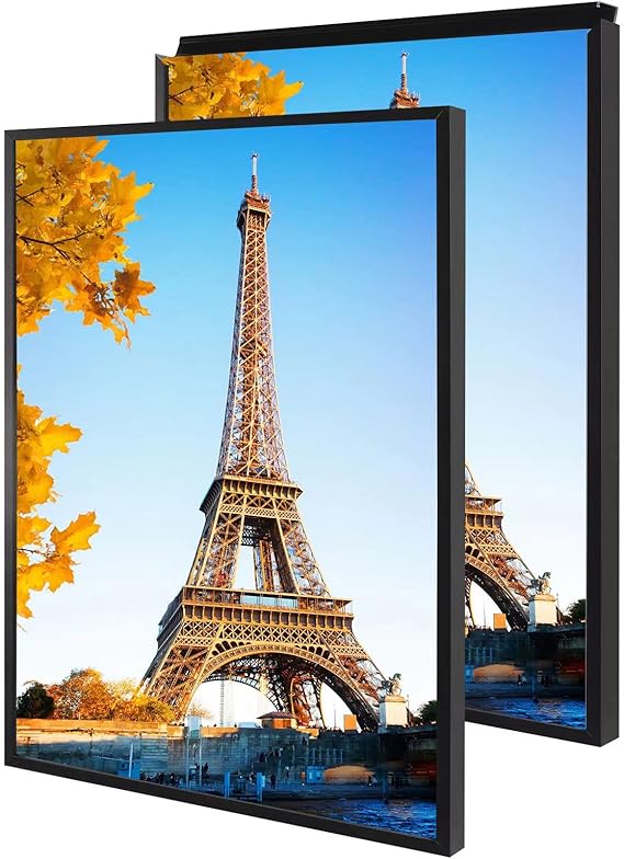 Amazon.com - Podronale 24x36 Snap Frame Black Poster Frames Set of 2 ...