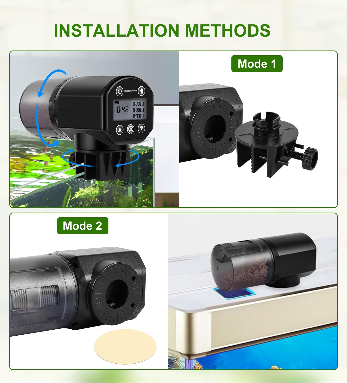 Snapklik.com : Aoyar Automatic Fish Feeder For Aquarium: Vacation Auto ...