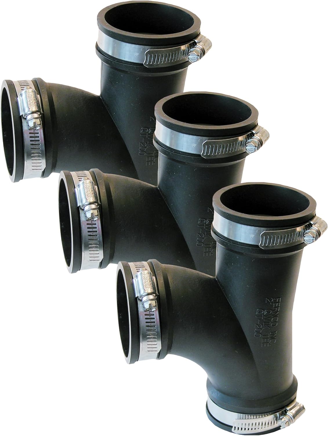 Amazon.com: FERNCO PQT-200 2" Qwik Tee (Pack of 3)