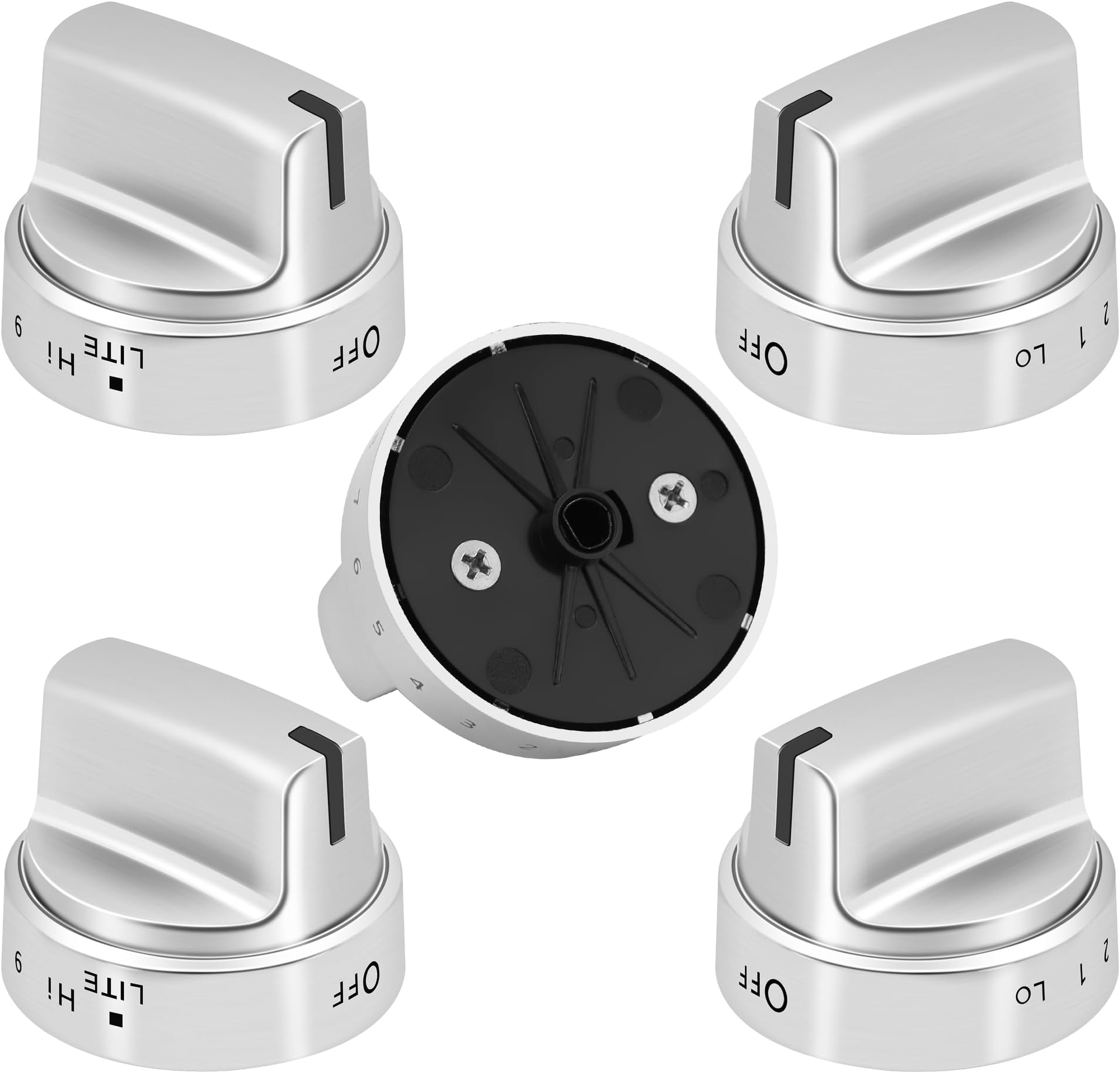 Amazon.com: WB03X24818 Gas Stove Knob Replacement for GE, 5 Pack ...