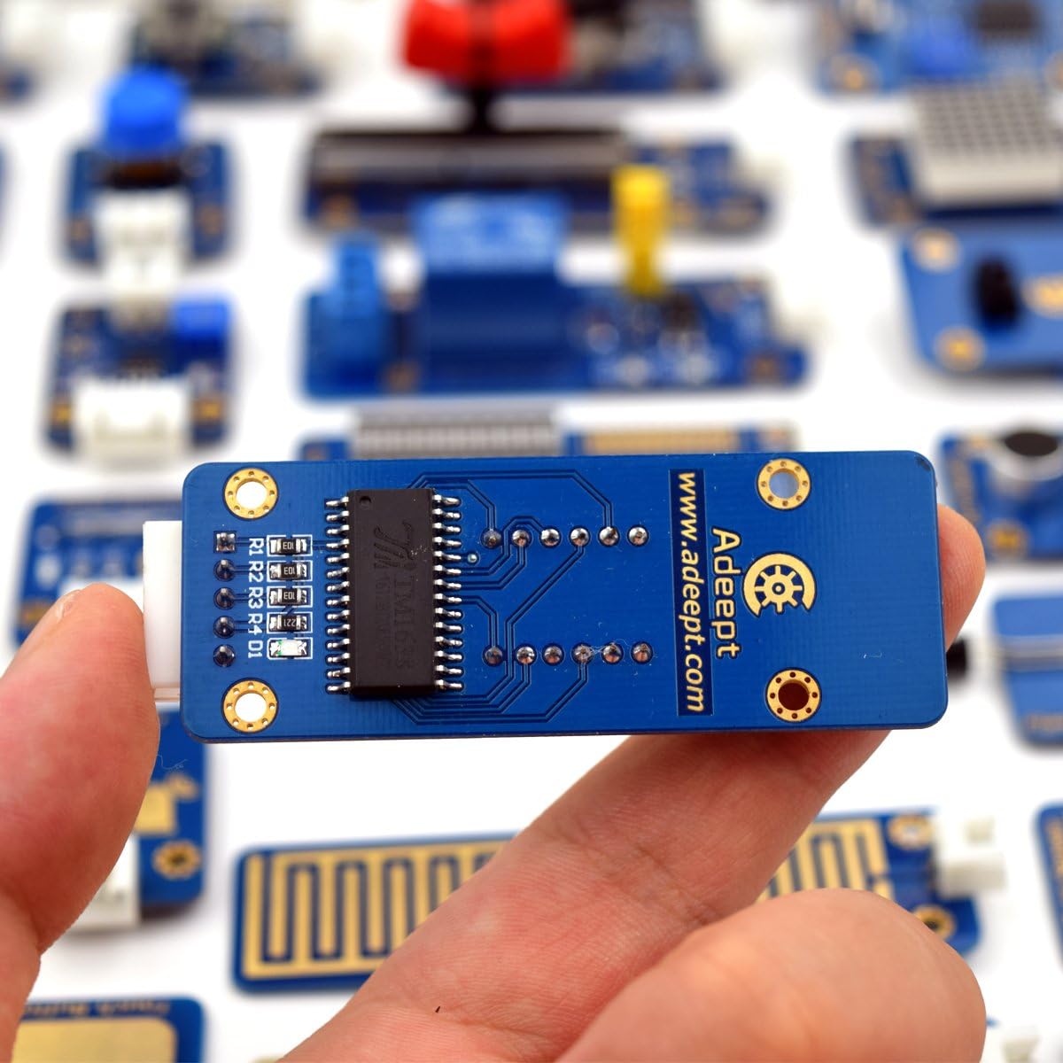 Adeept 42módulos Ultimate Sensor Kit Para Arduino Uno R3mega2560nano Starter Kit Sensor Para