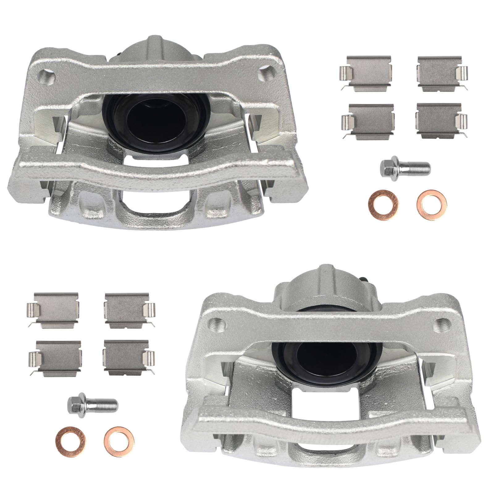 Autoround 18B5044 18B5045 Front Brake Caliper Assembly with Bracket fit ...