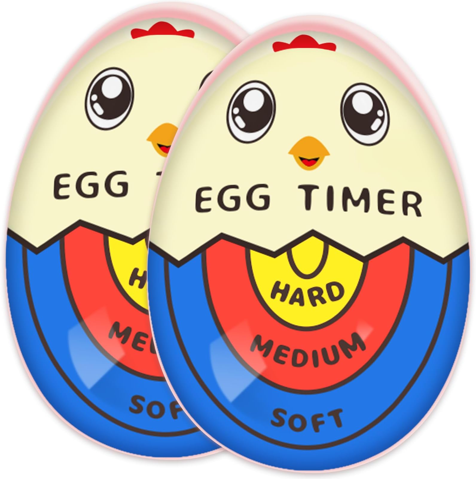 Amazon.com: Colour Changing Egg Perfect Egg Timer Boiled Egg Timer -RED ...